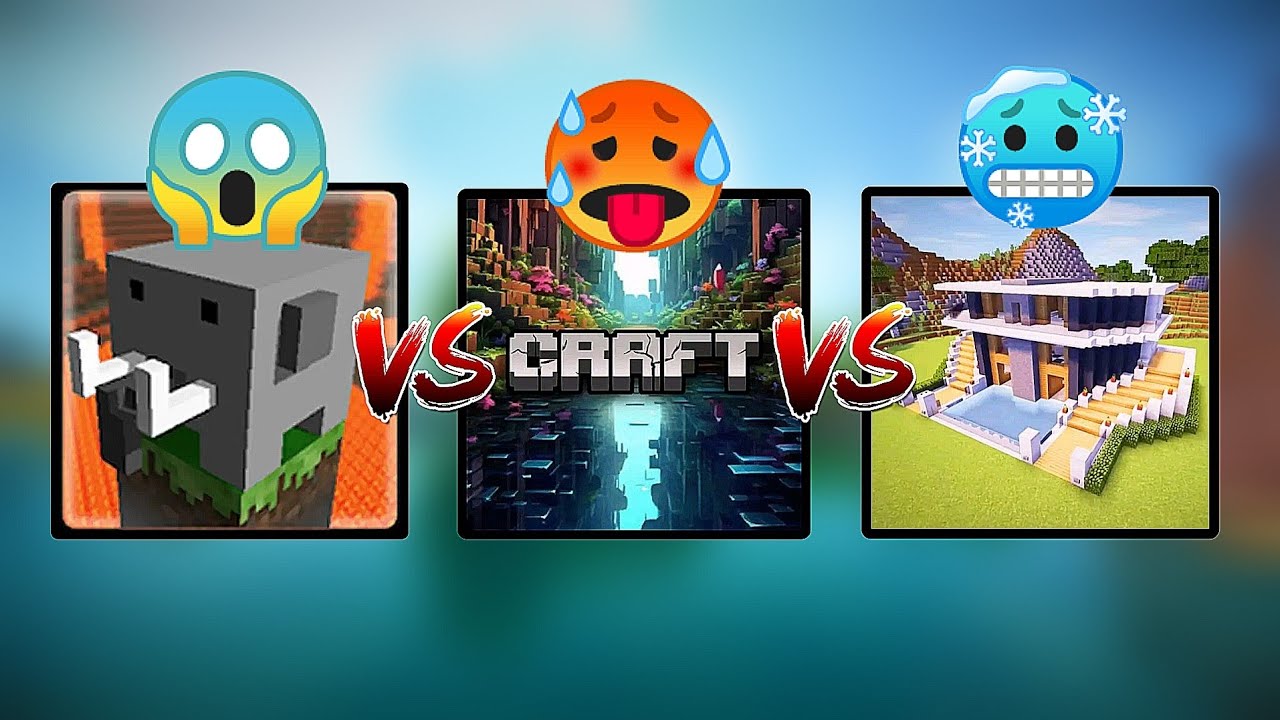 CRAFTSMAN VS CRAFTSMAN 2024 VS CRAFT WORLD - MASTER BLOCK CRAFT 3D👍👍 ...