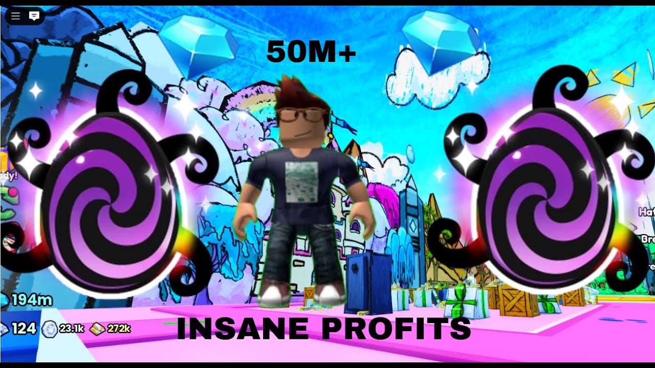 INSANE PS99 PROFITS FROM RESELLING EGGS (PS99) #1 - YouTube