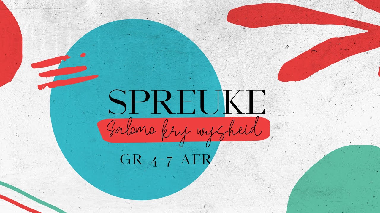 mKidz | Gr 4 – 7 | Spreuke | Salomo ontvang wysheid - YouTube