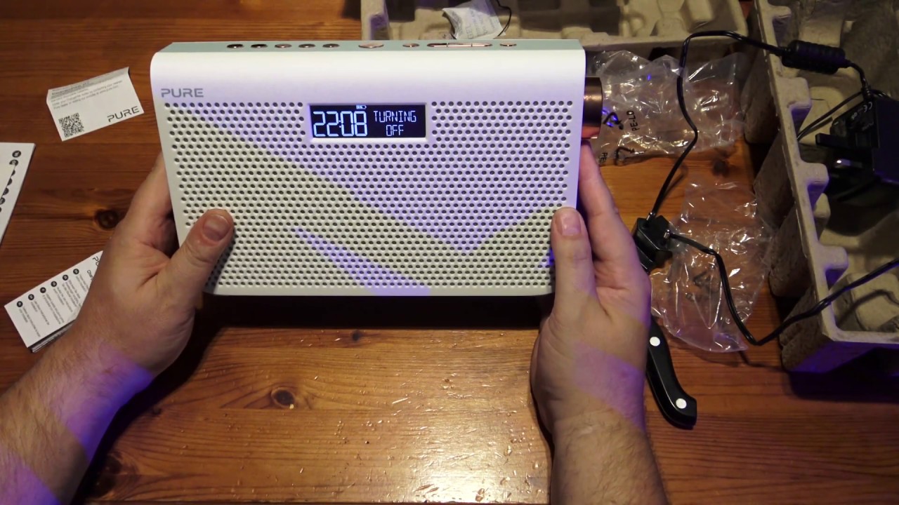 Pure One Maxi Series 3s radio and Power Pack Unboxing - YouTube