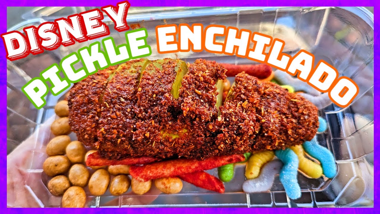 WHAT IS THIS?! Eating Disneyland's Pickle Enchilado! 🥒 - VLOGTOBER 2024 ...