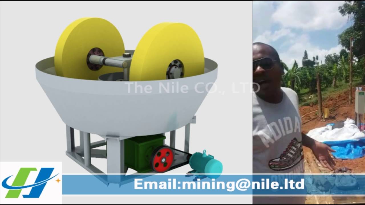 Wet Pan Mill Equipments Are Running In Our Customers Site - YouTube