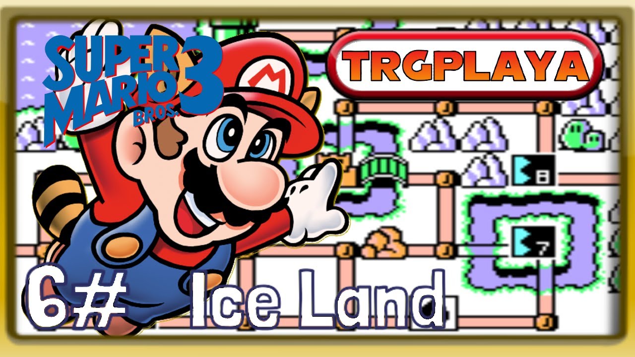 Super Mario Bros. 3 (NES Walkthrough) World 6: Ice Land (1080p) - YouTube