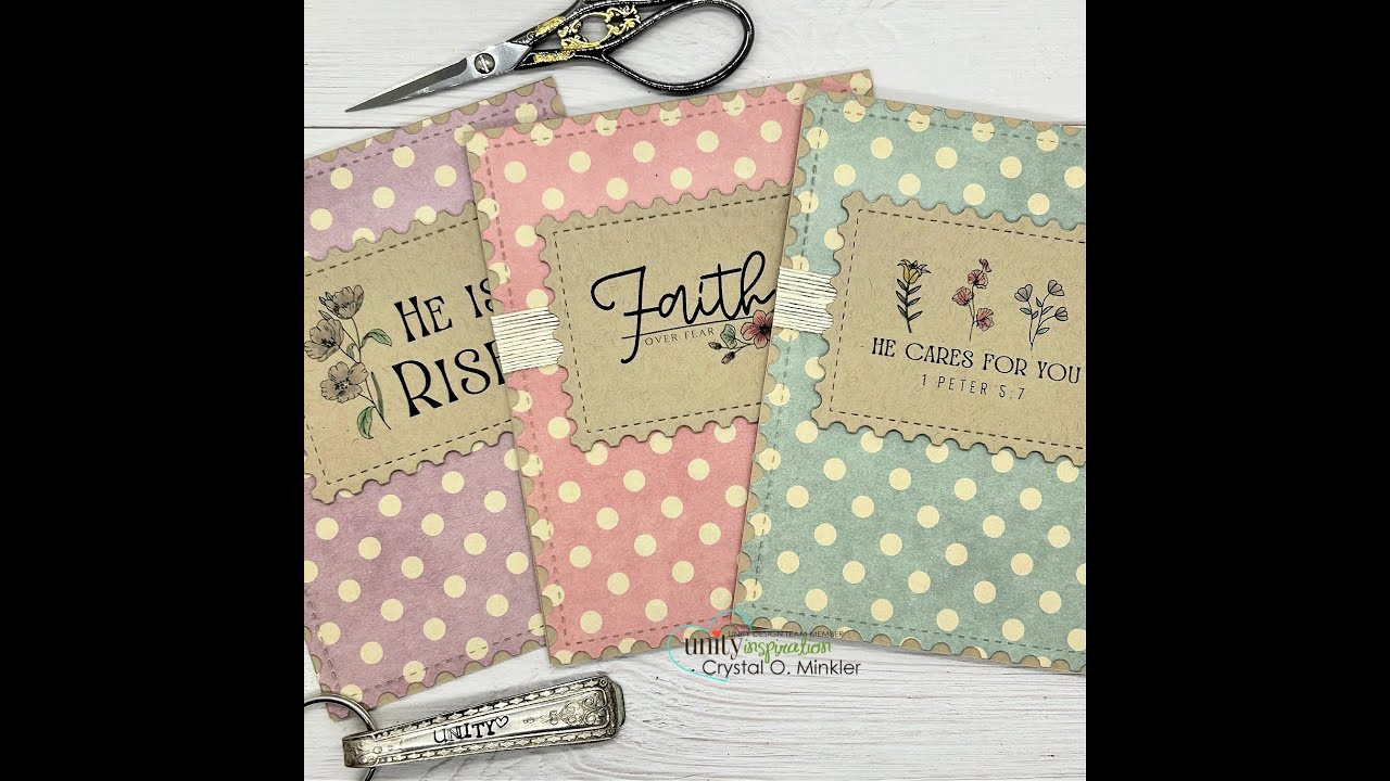 Simple Set of Cards | Faith Over Fear | Unity Stamp Co. - YouTube