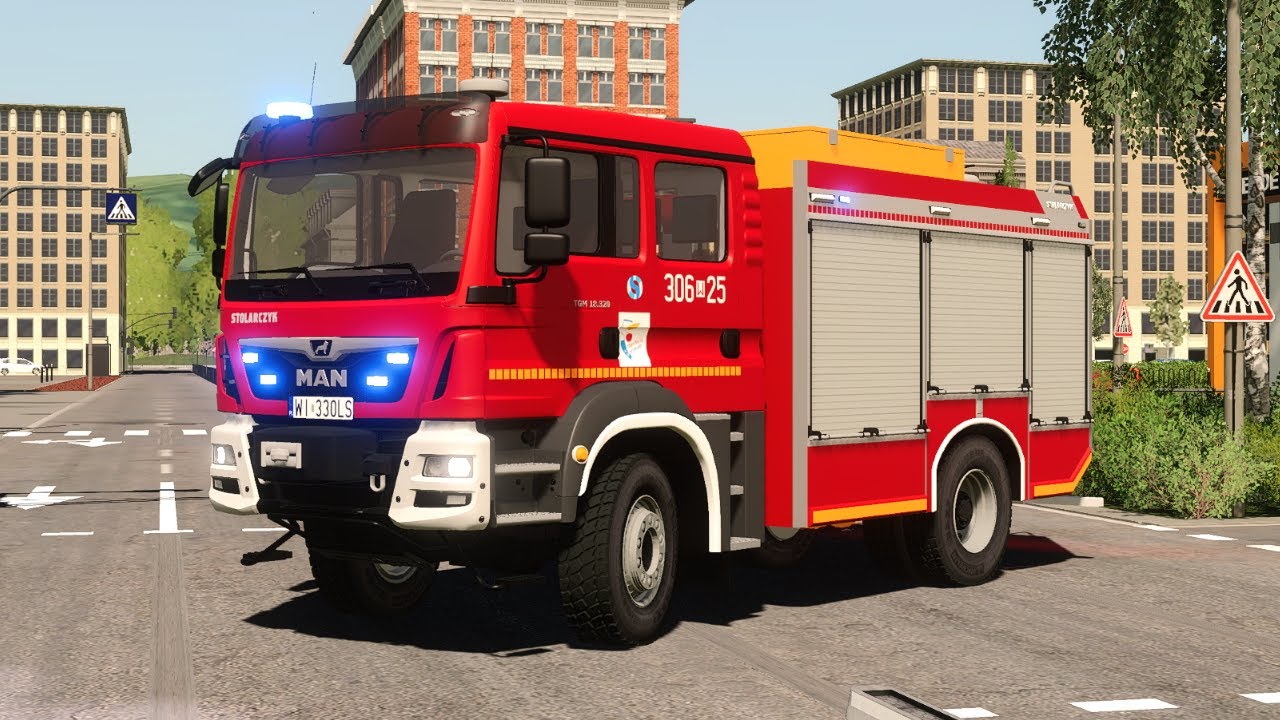 [FS19] MAN TGM 18.320 GCBA /Stolarczyk - JRG 6 Warszawa - YouTube