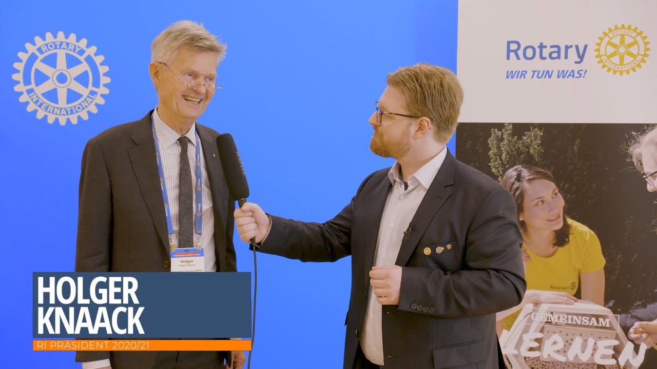 Rotary World Convention 2019 - Interview: Holger Knaack (RI Präsident ...