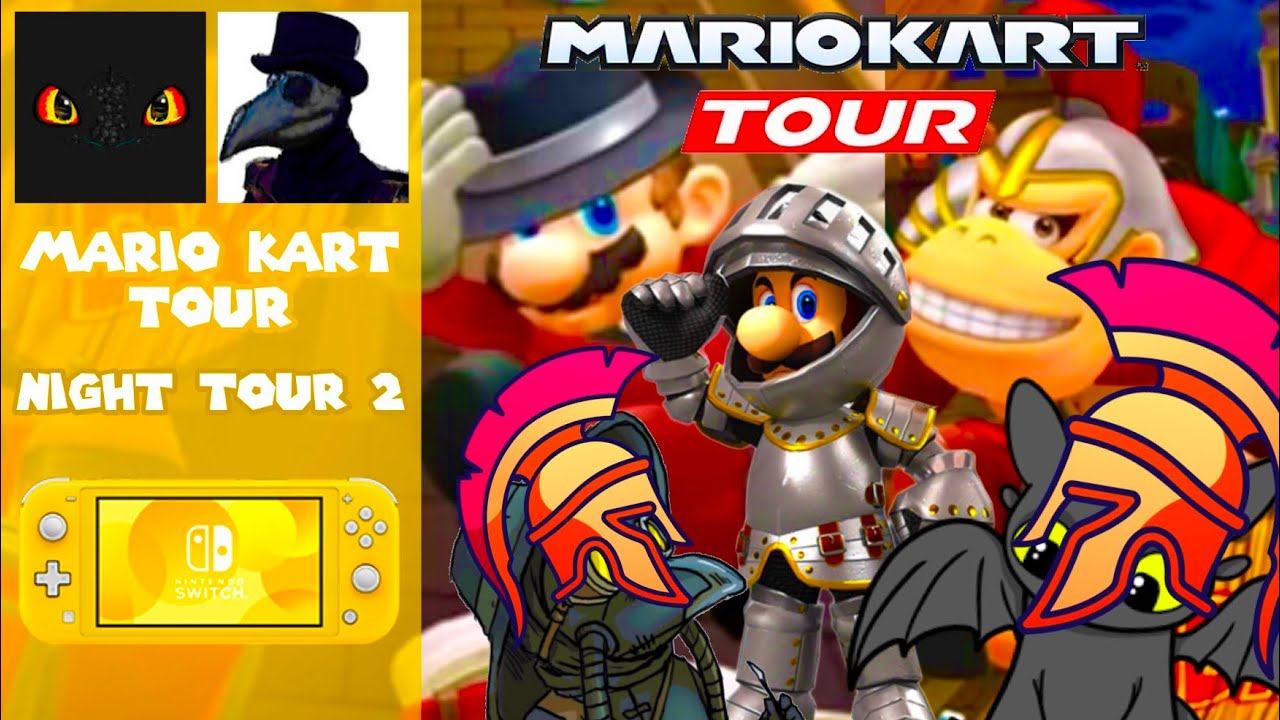 Co-op Comrades - Mario Kart Tour - Night Tour 2 Supercut - YouTube