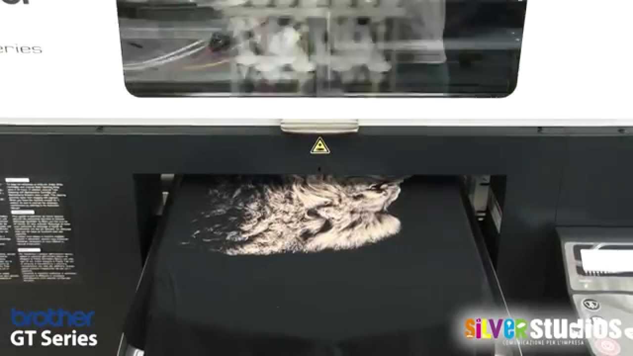Brother GT-341 GT-361 GT-381 Stampa diretta abbigliamento - YouTube