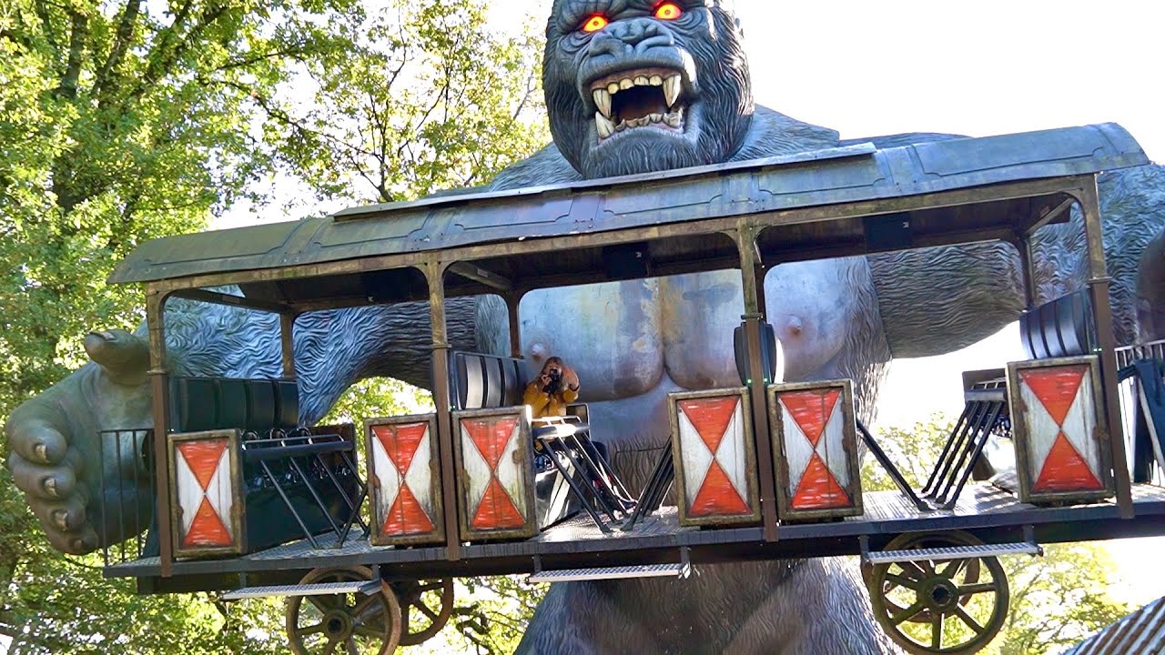 All alone on King Kong @ Bobbejaanland (POV/OnRide) - YouTube