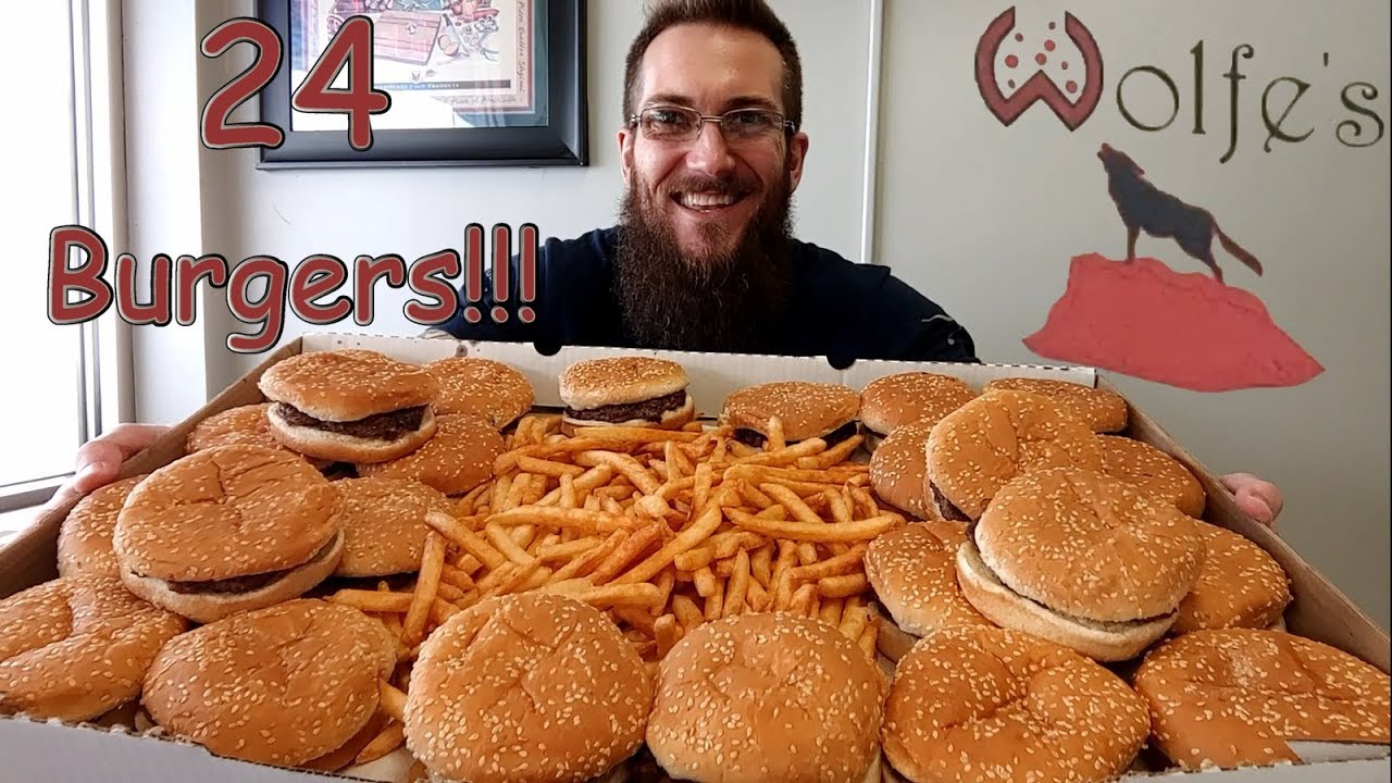 Wolfe's Burger Box Challenge - YouTube