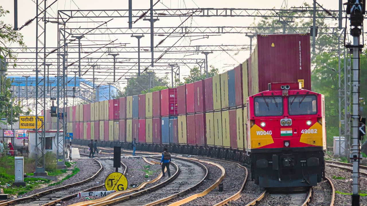 Tallest Train of Indian Railways || Double Stack Container - YouTube