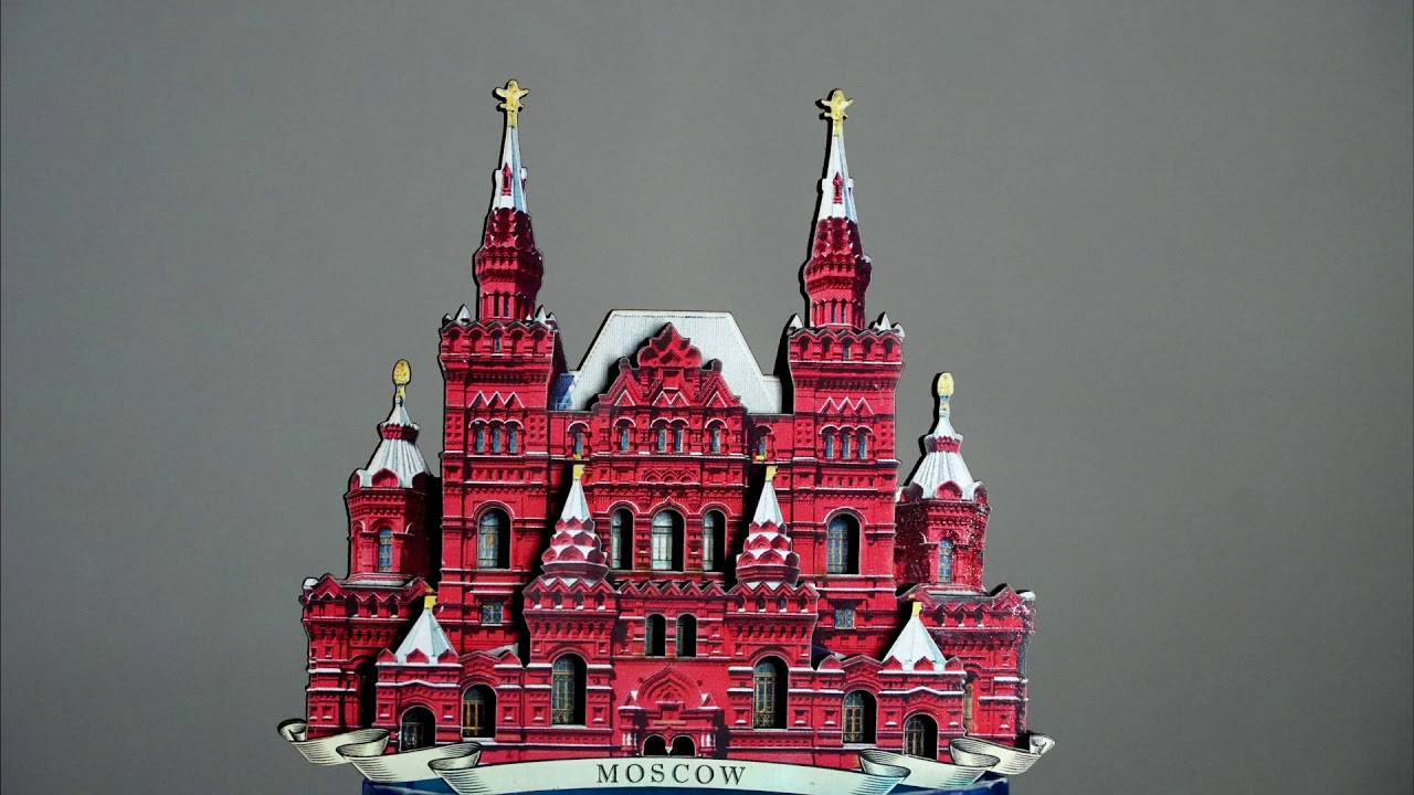 Fridge magnet. State Historical Museum. Handmade. Russia. Moscow - YouTube
