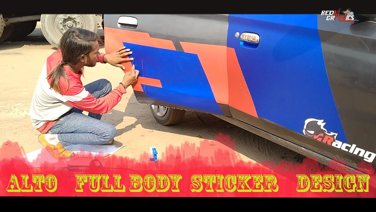 alto sticker wrapping design - YouTube