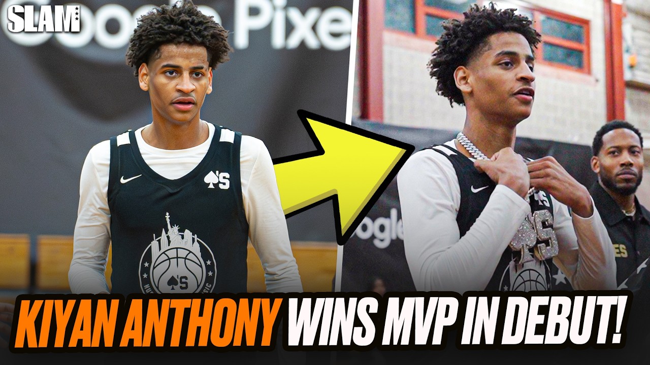 Kiyan Anthony Drops 26 PTS and Wins MVP in Senior Season Debut 🪣🔥 - YouTube