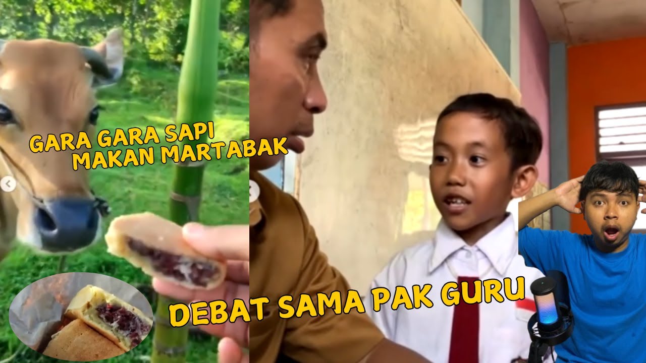 SAPI ITU MAKANNYA MARTABAK PAK ngakak || REACT MEME KOCAK - YouTube