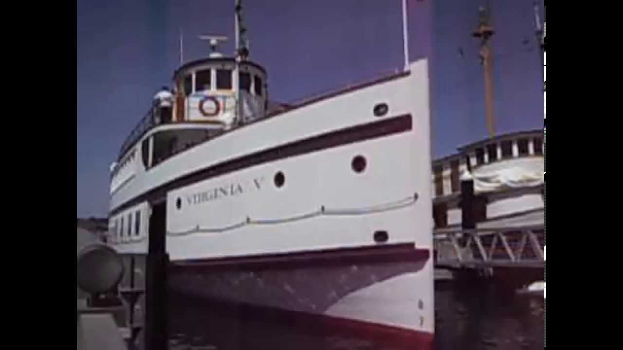 Steamship Virginia V departure and whistle - YouTube