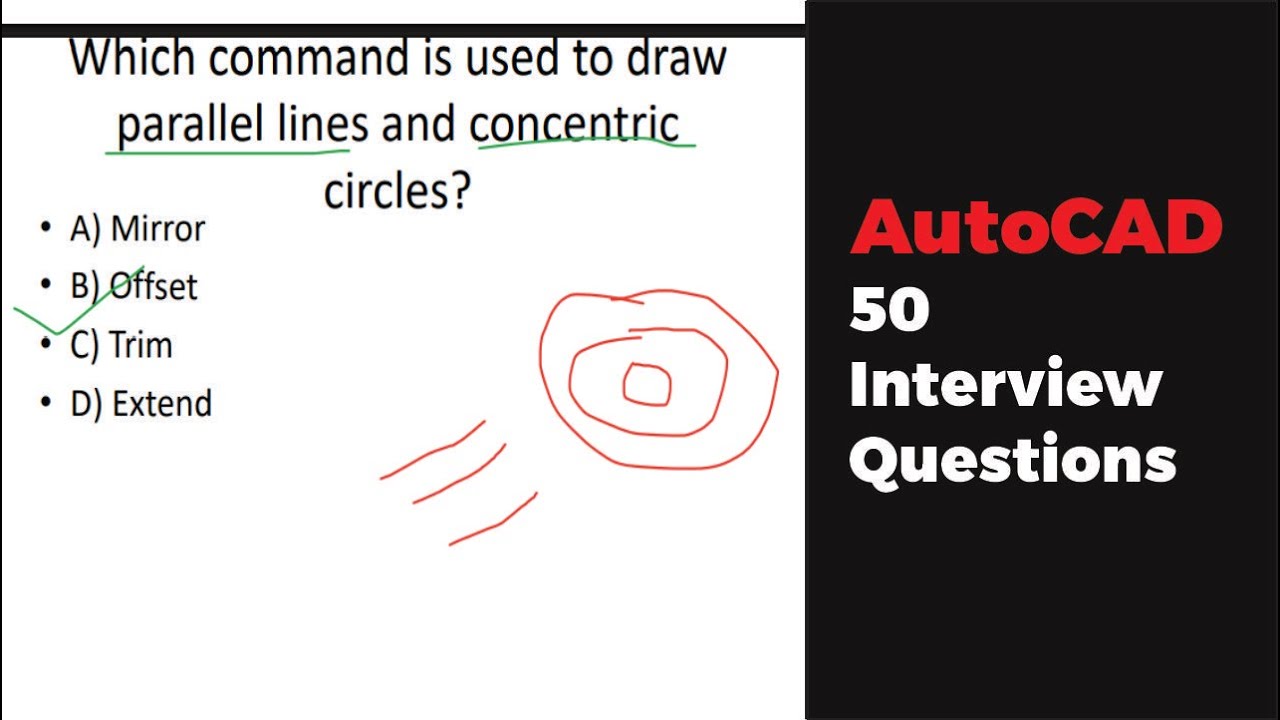 AutoCAD MCQs | Top 50 Questions & Answers for Interview & Competitive ...