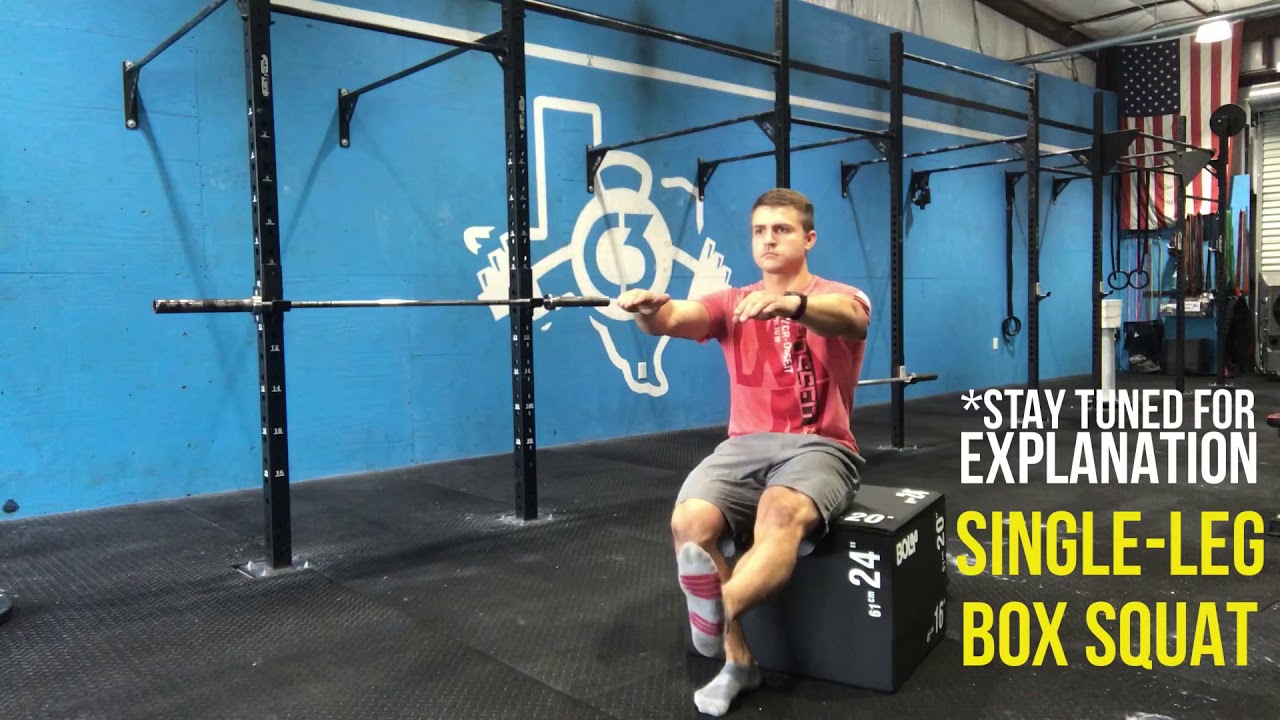 “Single-Leg Box Squat” Tutorial - YouTube