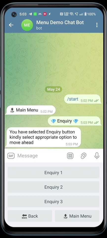 How to create chatbot using menu builder bot in telegram | menu builder bot tutorials - YouTube