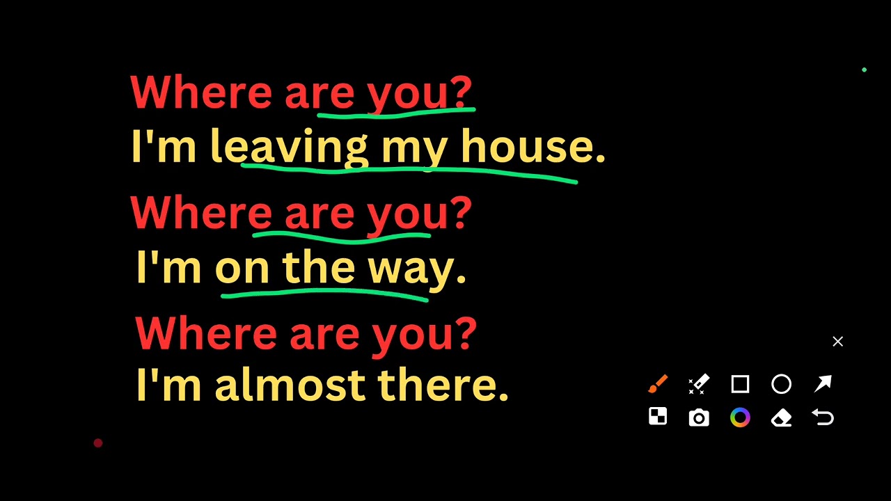 How to respond in English? Same question but different answers ...