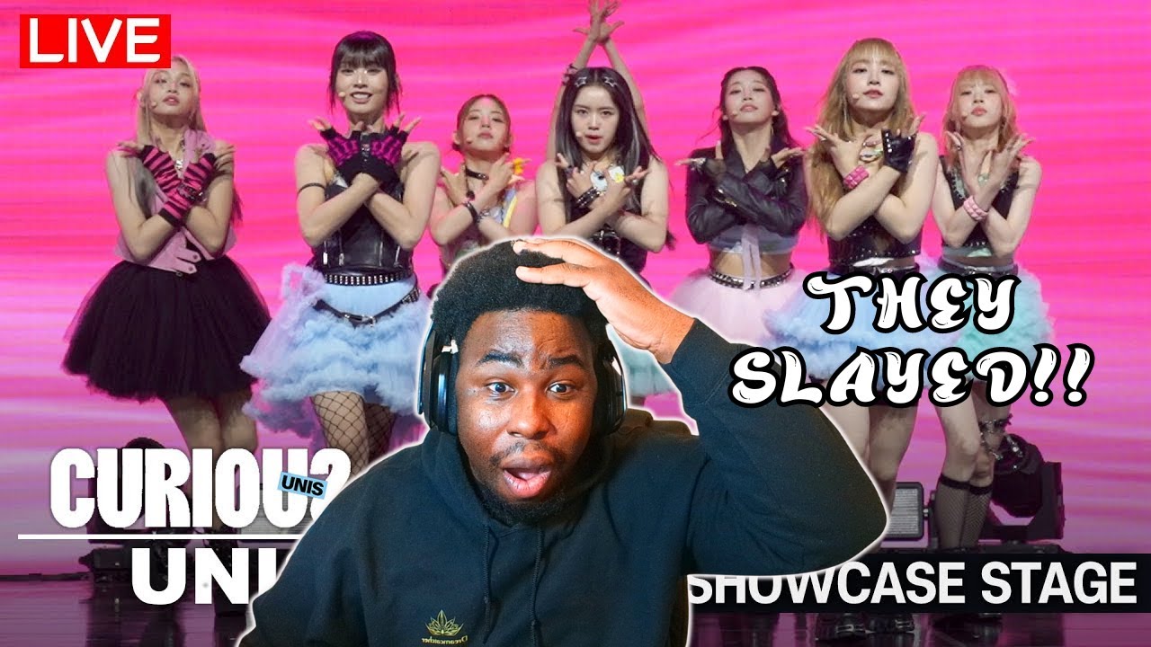UNIS(유니스) - Curious + Poppin' Stage Showcase REACTION | THEY OWNED THAT ...