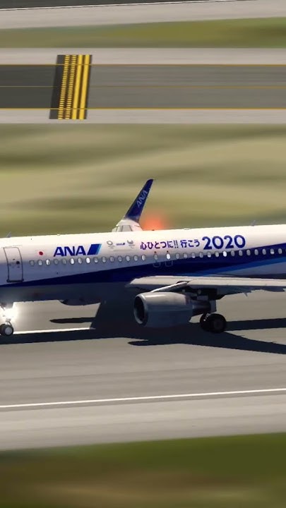 Take off a320 ANA - YouTube