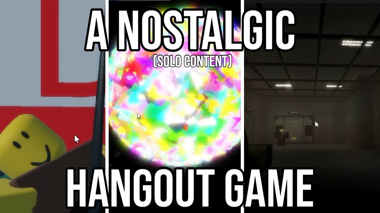 A Nostalgic Hangout Game...? | Roblox | Solo Content - YouTube