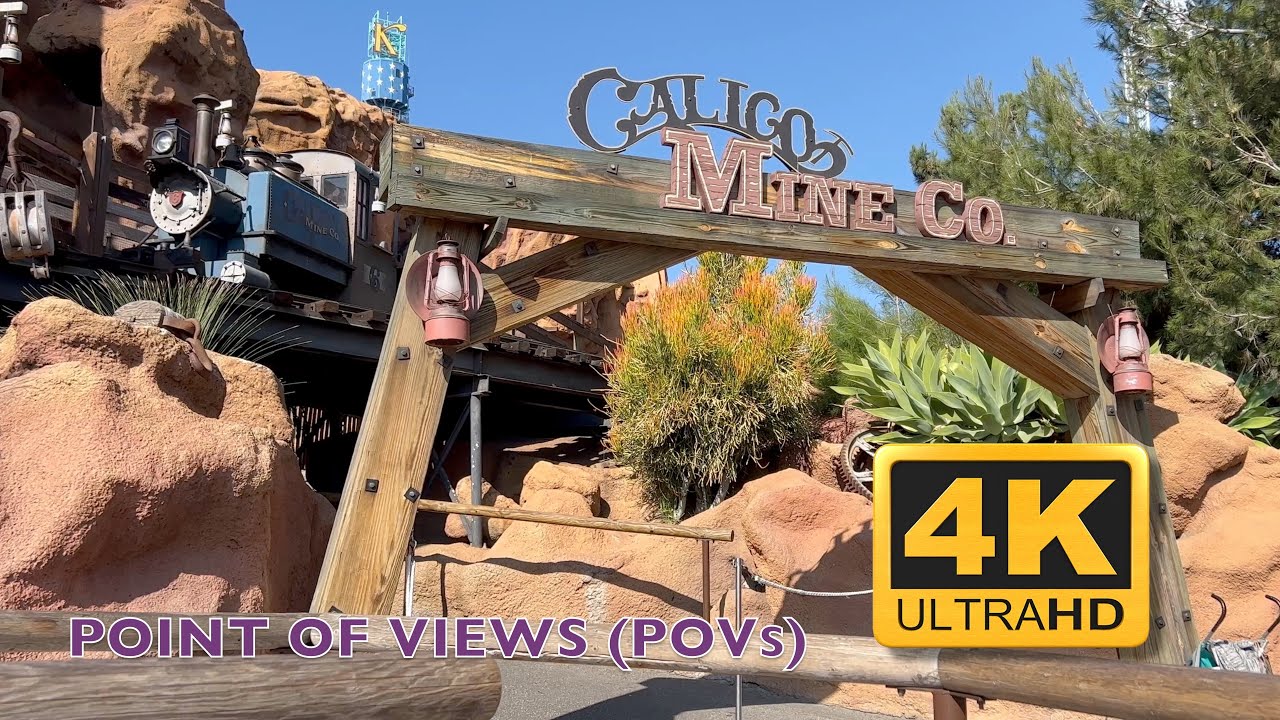 Calico Mine Ride Full 4K Attraction POVs Knott's Berry Farm - YouTube