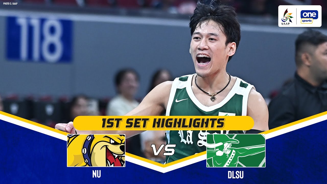 NU vs. DLSU | SET 1 GAME HIGHLIGHTS | UAAP SEASON 87 MEN'S VOLLEYBALL ...
