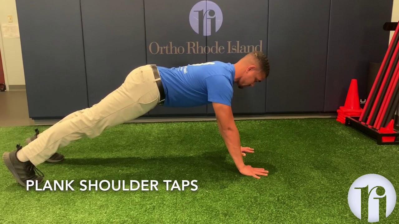 Plank Shoulder Taps - YouTube