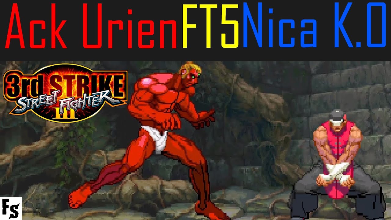 Street Fighter III: Third Strike - Ack Urien [Urien] vs Nica K.O [Yun ...