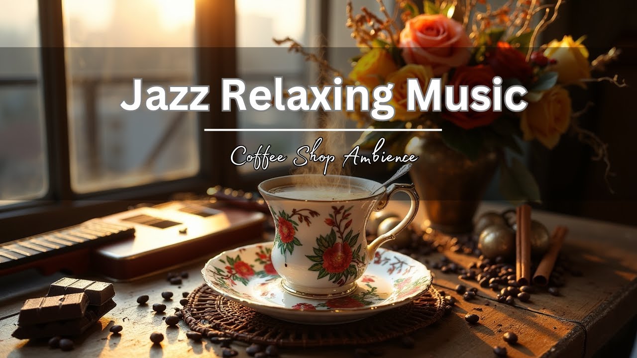 Jazz Relaxing Music at Autumn Coffee Shop Ambience 🍁 Smooth Jazz ...