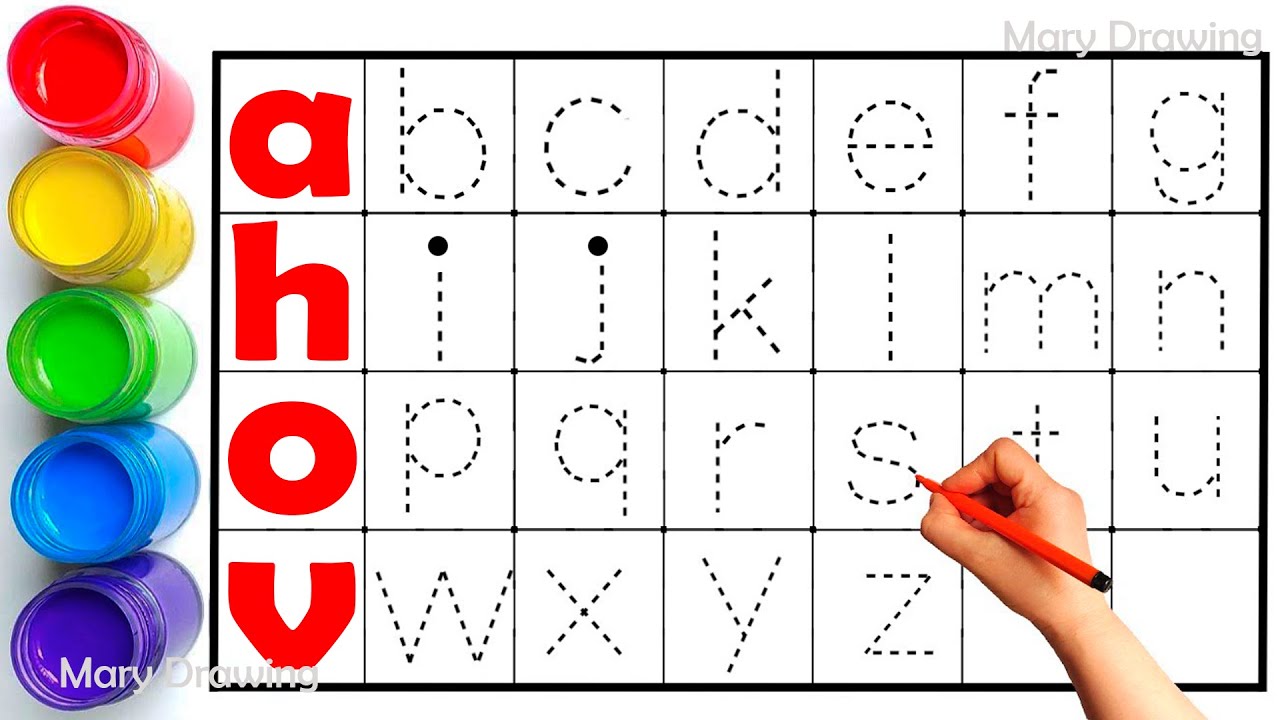 유아와 아이들을 위한 Abcd Abcd 알파벳 따라쓰기 Learn Abcd Alphabets A For Apple