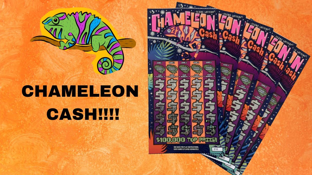 ANOTHER NEW TICKET!!! CHAMELEON CASH!! 🦎 🧡 - YouTube