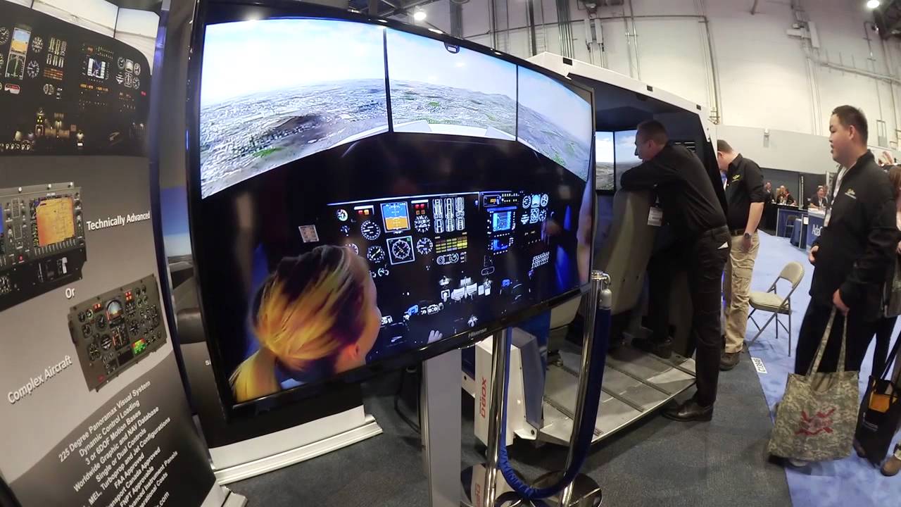 Precision Flight Controls DCX Max Simulator - YouTube