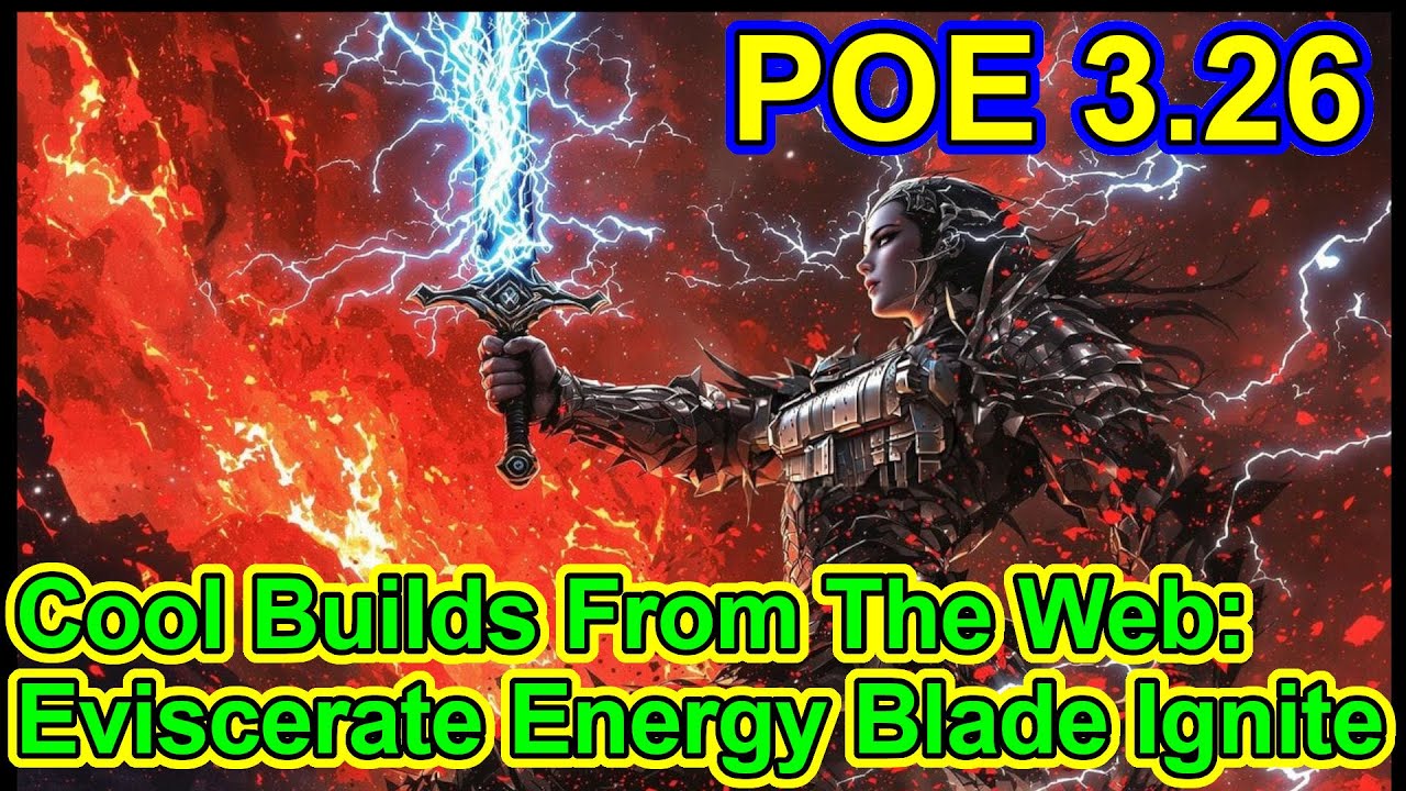 POE 3.26 - Cool Builds From Around The Web - Eviscerate Energy Blade ...