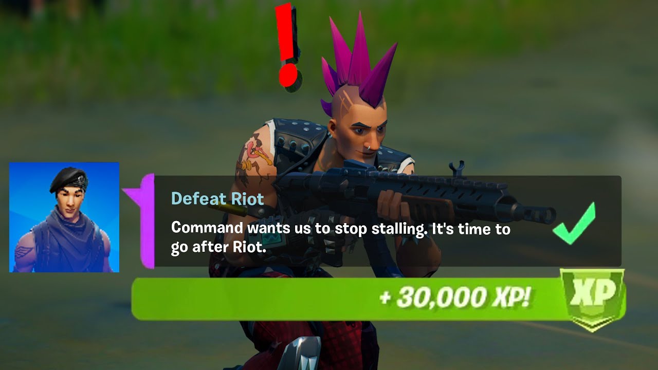 Defeat Riot Fortnite - YouTube