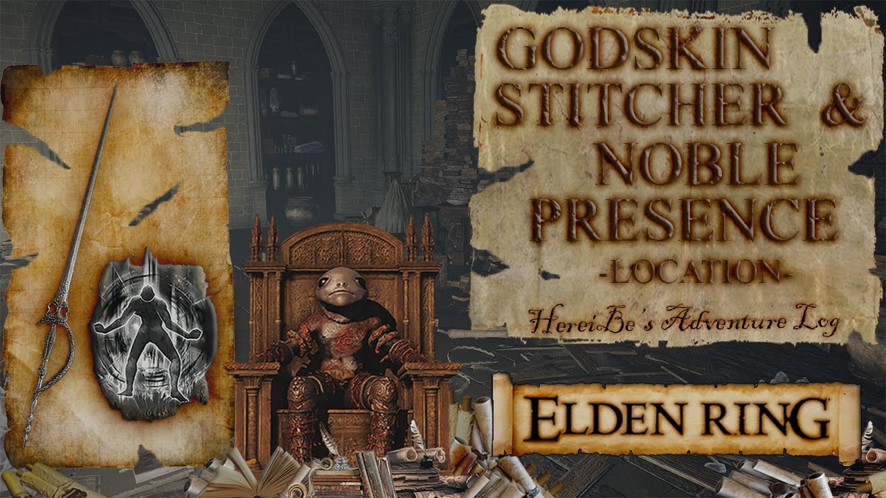 Godskin Stitcher Location | Noble Presence Location | Elden Ring - YouTube