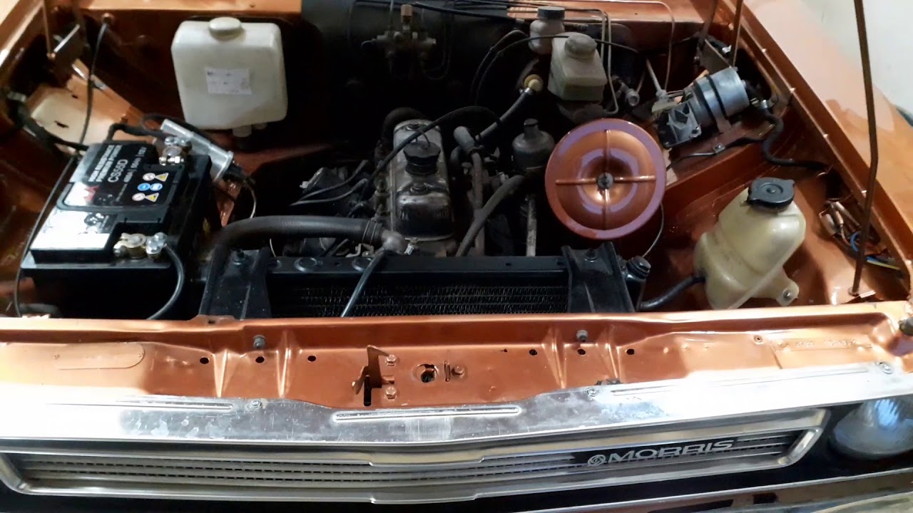 Morris marina 1300 engine - YouTube