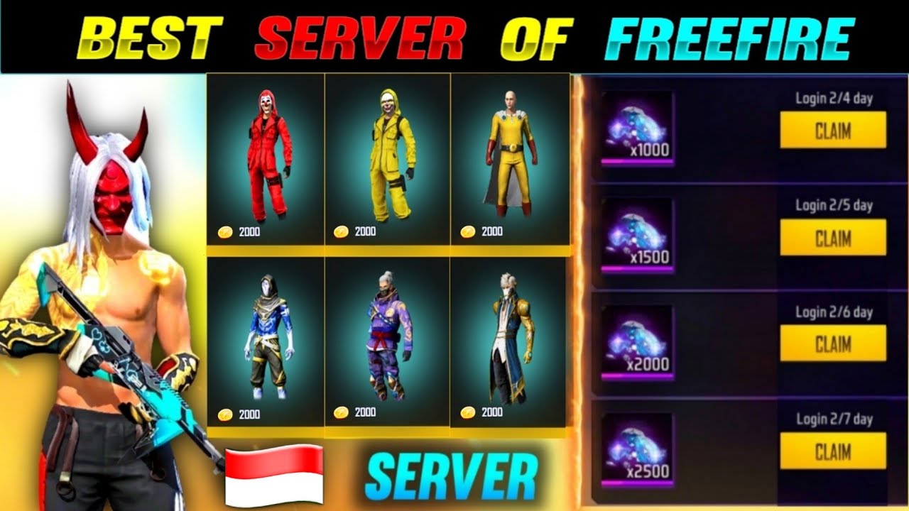 FREE FIRE BEST SERVER | FREE FIRE BEST FREE DIAMOND SERVER | FREE FIRE ...