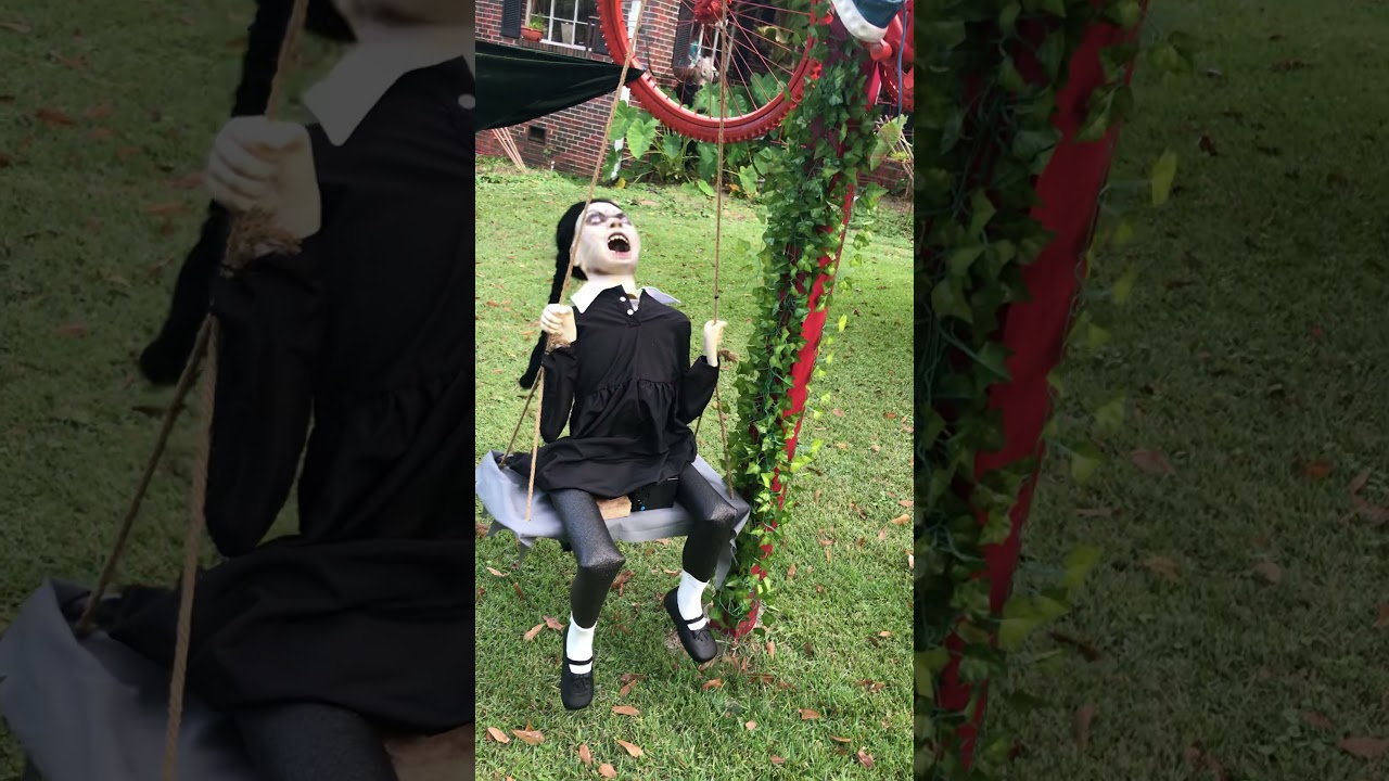 Menacing Molly added to my Halloween decorations….. - YouTube