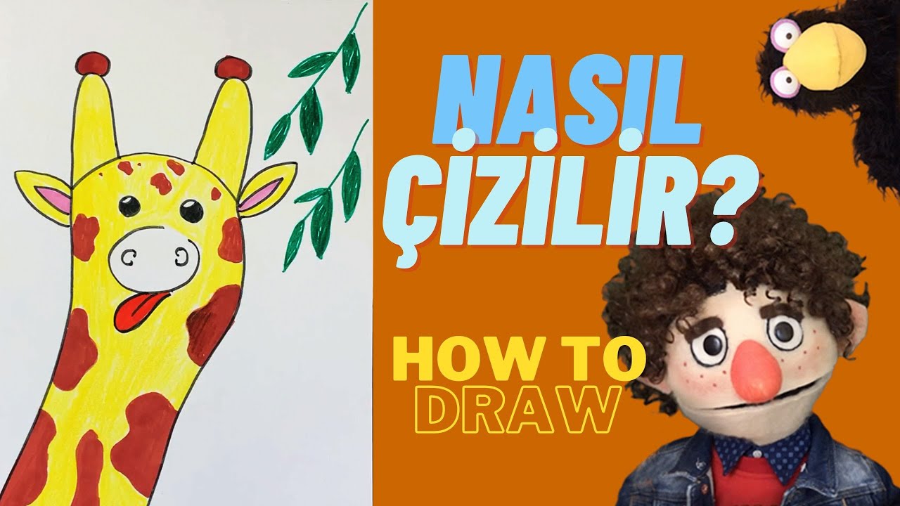 Zürafa En Kolay Şekilde Nasıl Çizilir? How to Draw Giraffe Easiest Way ...