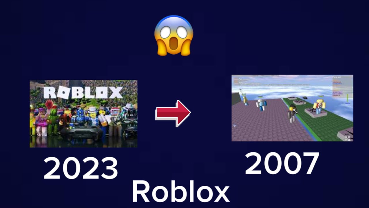 Roblox 2007 vs 2023 - YouTube