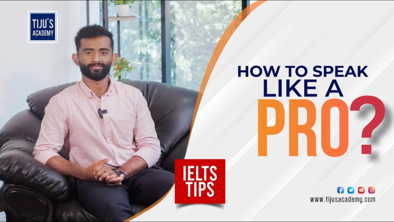 How to Speak Like a Pro? | IELTS Speaking - YouTube