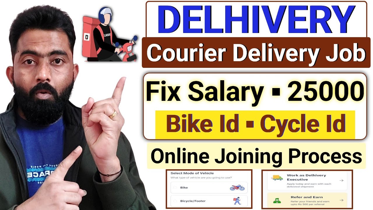 Delhivery Delivery Job | Delhivery Delivery Boy Salary | Courier ...