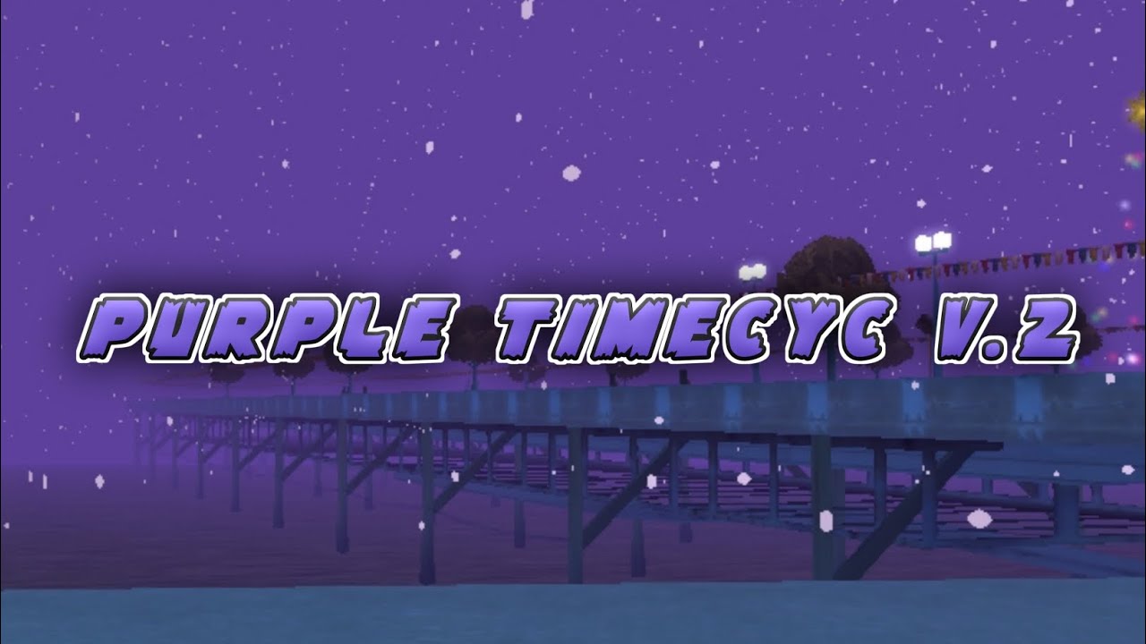 แจก Mod Purple Timecyc สายสตอรี่ 👾 " Gta san Online " - YouTube