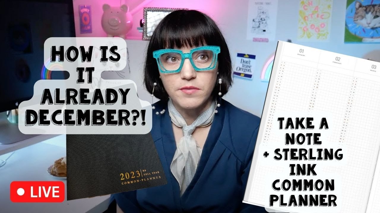 🔴 Live: 2023 Planners + End of Year Goals (Take a Note + Common Planner ...