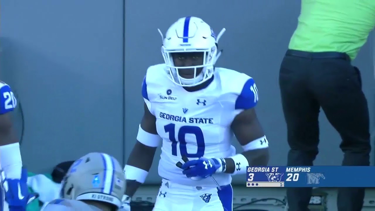 Memphis Football: Georgia State Highlights - YouTube