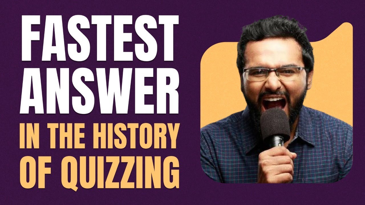 Fastest answer in the history of Quizzing | Ft. The Internet Said So ...