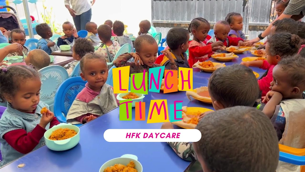 Lunchtime at HFK Daycare! - YouTube